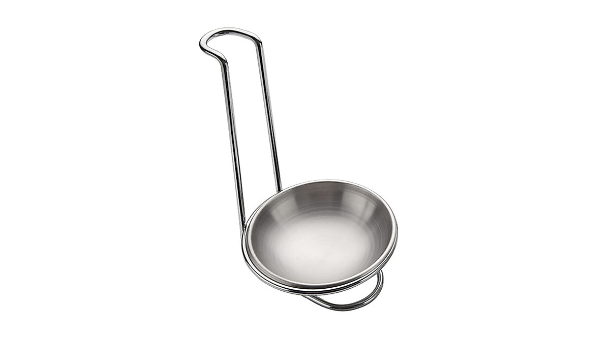 Stainless Steel Vertical Spoon Rest - Kitchen Utensil Holder