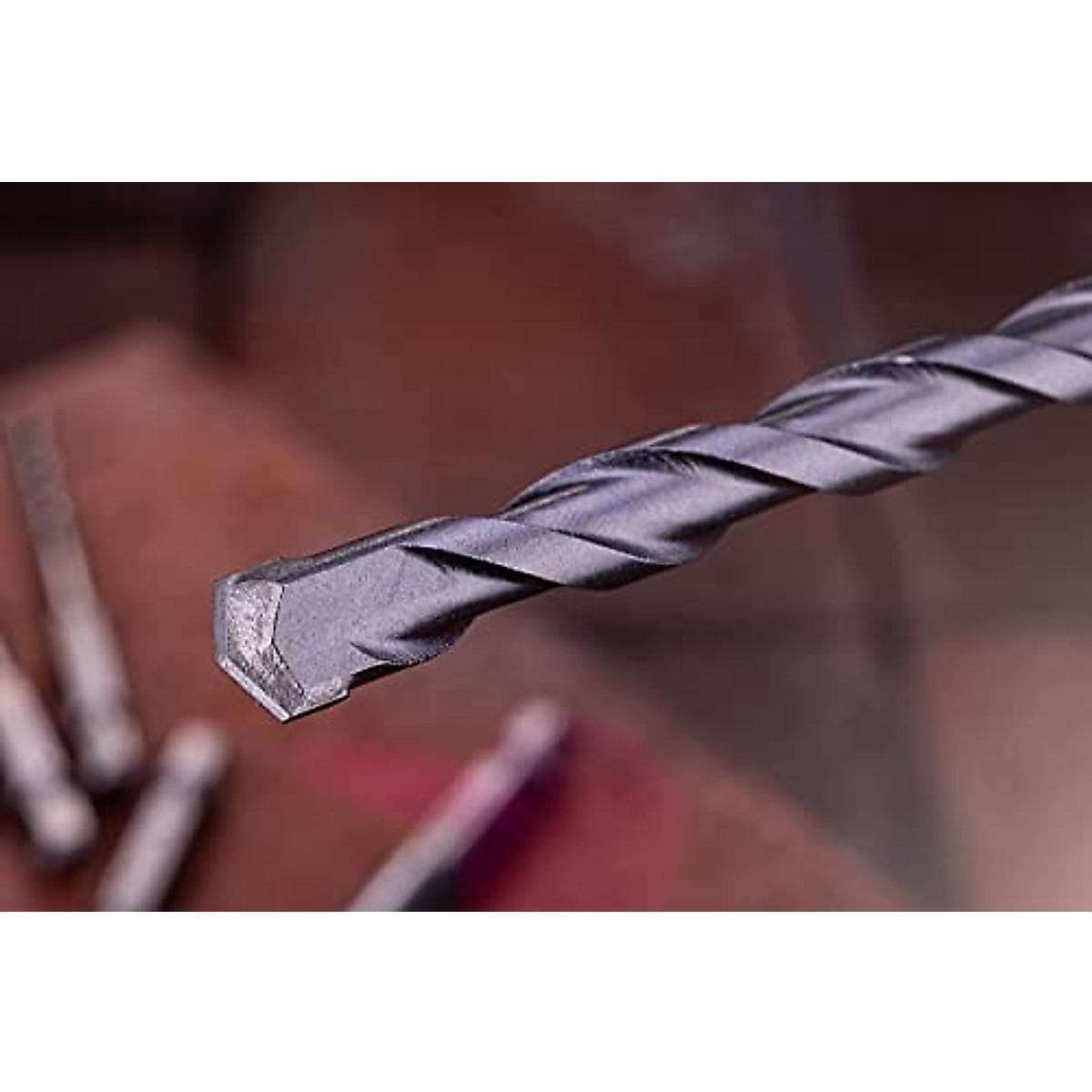 NordWolf 9-Piece Metric Carbide Tipped Masonry Drill Bit Set with 1/4" Hex Shank for Concrete, Brick, Block & Stone, Sizes 5.5(x3)-6.5(x3)-7-8-10mm