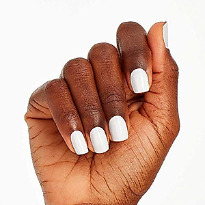 OPI Nail Lacquer, Suzi Chases Portu-geese, White Nail Polish, Lisbon Collection, 0.5 fl oz