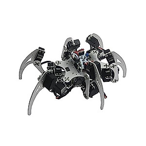 ANTBEE Spider Robot 18DOF Aluminium Hexapod Spider Six Legs Robot Kit 18pcs 996 Servo Ball Bearing Robot Toys