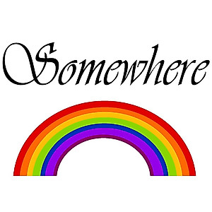 CafePress Somewhere Over The Rainbow Stainless Steel Travel Stainless Steel Travel Mug, Insulated 20 oz. Coffee Tumbler