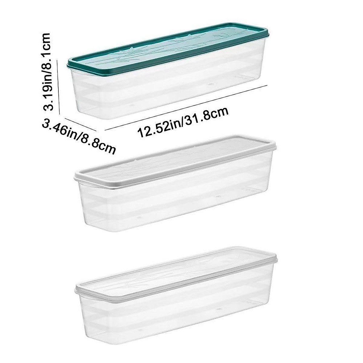 1PCS Noodle Storage Box,Rectangular Pasta Box Food Storage Container Large Capacity Spaghetti Container Portable Pasta Box(grey)