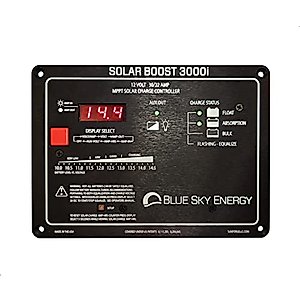 Blue Sky Energy SB3000i Solar Boost 30A MPPT Charge Controller with Display, Fully programmable for Lead-Acid or Lithium Batteries. Dual Battery Charge or 30A LVD Load Output