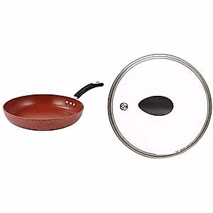 Ozeri 12" Stone Earth Frying Pan and Lid Set, with 100% APEO & PFOA-Free Stone-Derived Non-Stick Coating from Germany