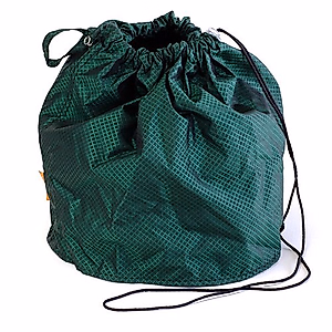 Emerald Green Jewel Small GoKnit Pouch Project Bag w/ Loop & Drawstring