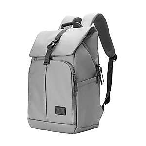 COTS Laptop Backpack for Work, Unisex Business Travel Backpack Fits 15.6 Inch Slim Notebook, Water Resistant College School Bookbag, Fashion Casual Daypack Gifts for Men & Women, Black