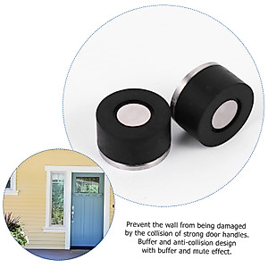 Operitacx 4 Pcs Doorstop Anti-Collision Door Stop Door Holders Rubber Door Protector Anti-Collision Stopper Wall Protector Bumper Door Bumper Walls Mute Stopper