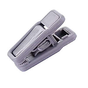 DETHUA 20 Plastic Hanger Clips, Multi-Purpose Hanger Clips, Premium Heavy Duty ABS Clothes Hanger for Slim-Line Baby Clothes & Velvet Clothing Hangers (Gray)