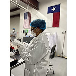 3 Ply Disposable Masks - MADE IN THE USA - 50 Pack (White)