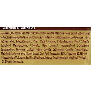 Manzanilla Grisi Gold Extract Lightening Shampoo, Extra lightening and glowing effect hair, with Chamomile Flower Extract and Turmeric 13.50 Fl Oz