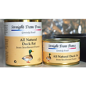 Straight from France All Natural Duck Fat for Cooking from Southwest France Keto and Paleo Diet Friendly 695g 24.5oz
