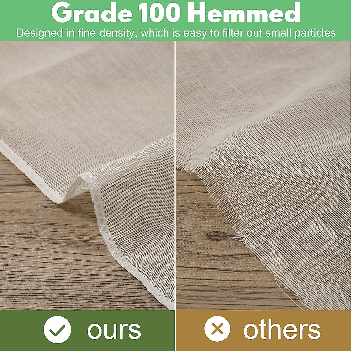 Chumia 20 Pcs 20x20 Inch Cheese Cloths for Straining Grade 100 Cheesecloth Reusable Muslin Cloth for Straining Unbleached Cotton Cheese Cloth Bulk for Baking, Juicing, Cheese Making