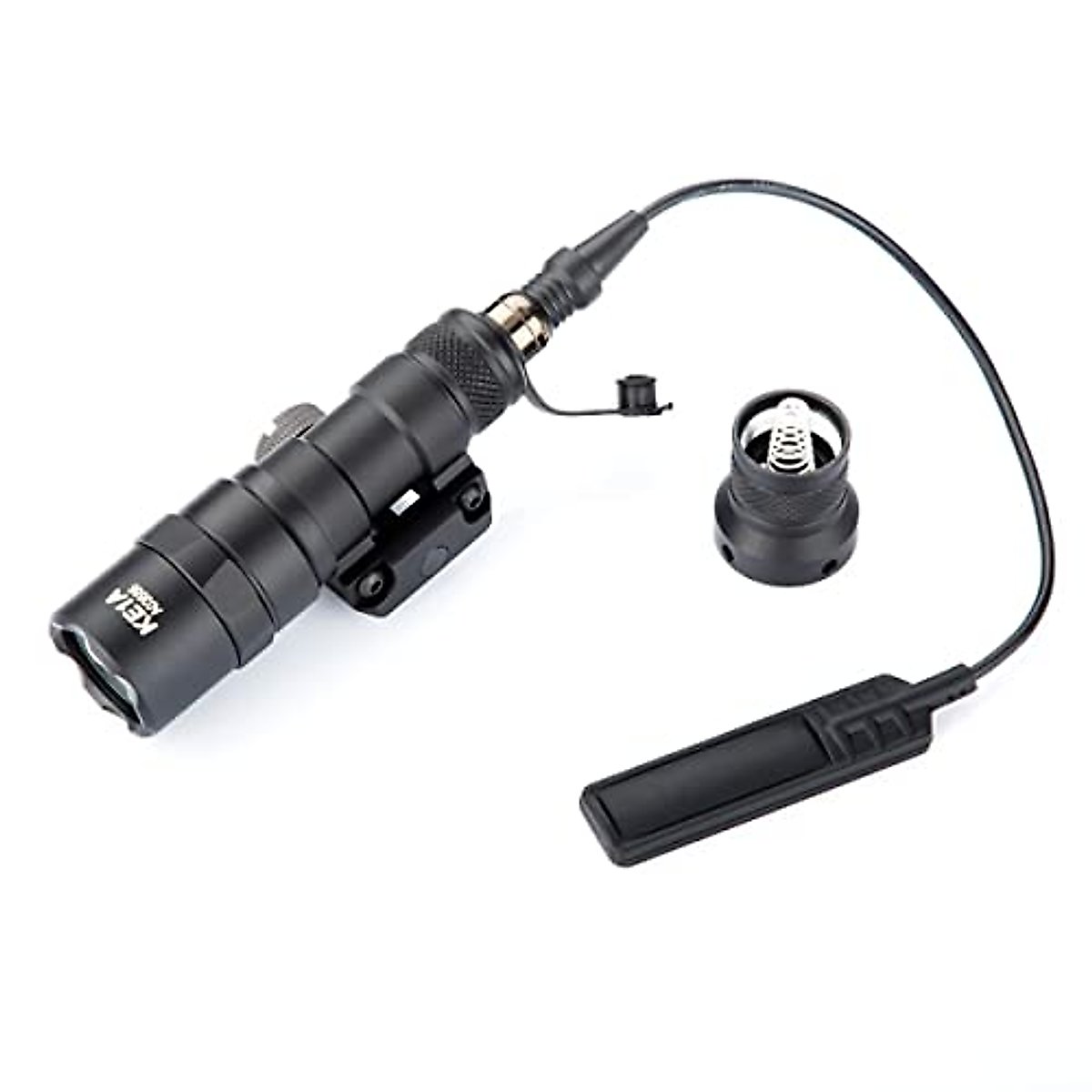 Assletes Weapon Light Picatinny Flashlight Constant and Momentary Output Flashlight with Pressure Switch 20mm Mount Rail Flashlight