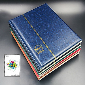 Stamp Albums Stockbook for Collectors, 5 Rows and 6 Rows Pockets, 10 Sheet Black