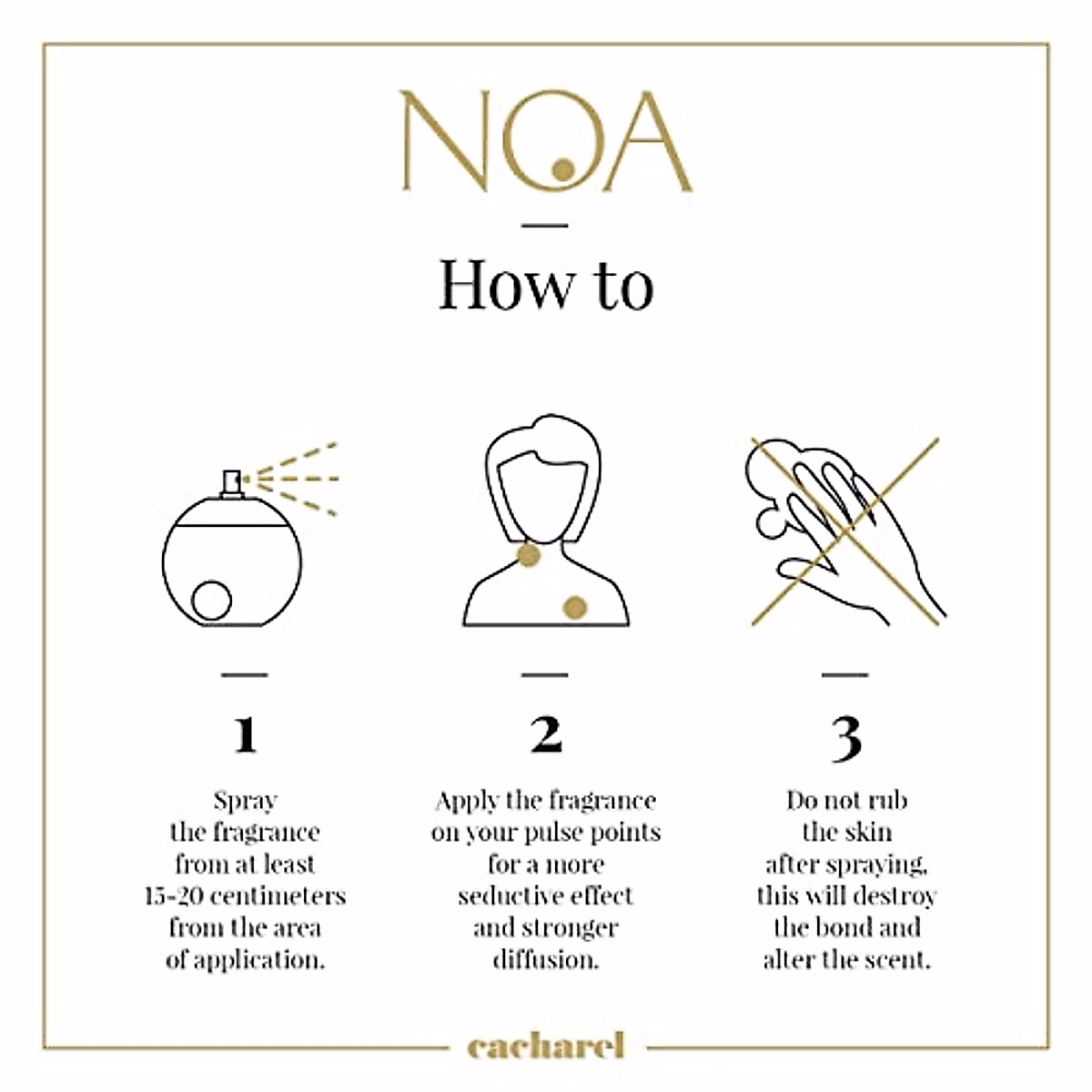 Cacharel Noa Eau de Toilette Spray Perfume for Women, 3.4 Fl. Oz (Pack of 1)