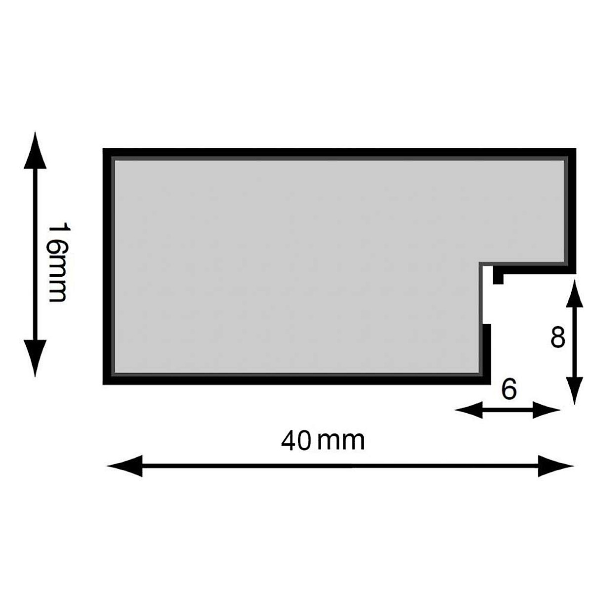 FRAMES BY POST Metro Picture Photo Frame Distressed White with Light Grey Mount 50 x 40 cm Image Size A3 Plastic Glass