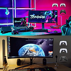 OUGIC Controller Wall Mount, 2 Pack, Top-Grade Material, Compatible with Xbox, PlayStation, Nintendo Switch, PC, Gaming Console