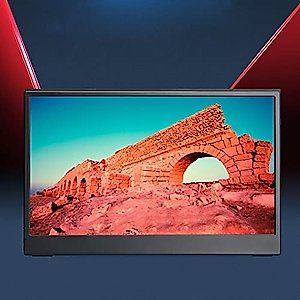 Dyegold Portable Monitor 13.3 Inch,2K UHD HDR IPS Laptop Computer Monitor HDMI USB-C External Screen with Dual Speakers for PC,Phone,Game Console,Smart Cover Included