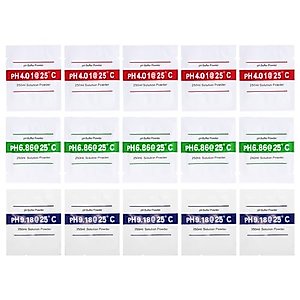 Nynelly 15 Pack pH Meter Buffer Solution Powder pH 6.86, 4.01, 9.18 for Precise Calibrate pH Meter, pH Calibration Powder Solution, pH Tester Calibration Powder Packets