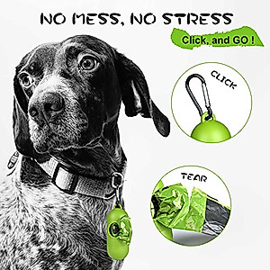 Tevado 120PCS Dog Poop Bag, Extra Thick Large Poop Bags for Dogs, Premium Dog Poop Bags Leak Proof, Tear Resistant Dog Pet Waste Bags Doggie Bags Scented with Free Dispenser