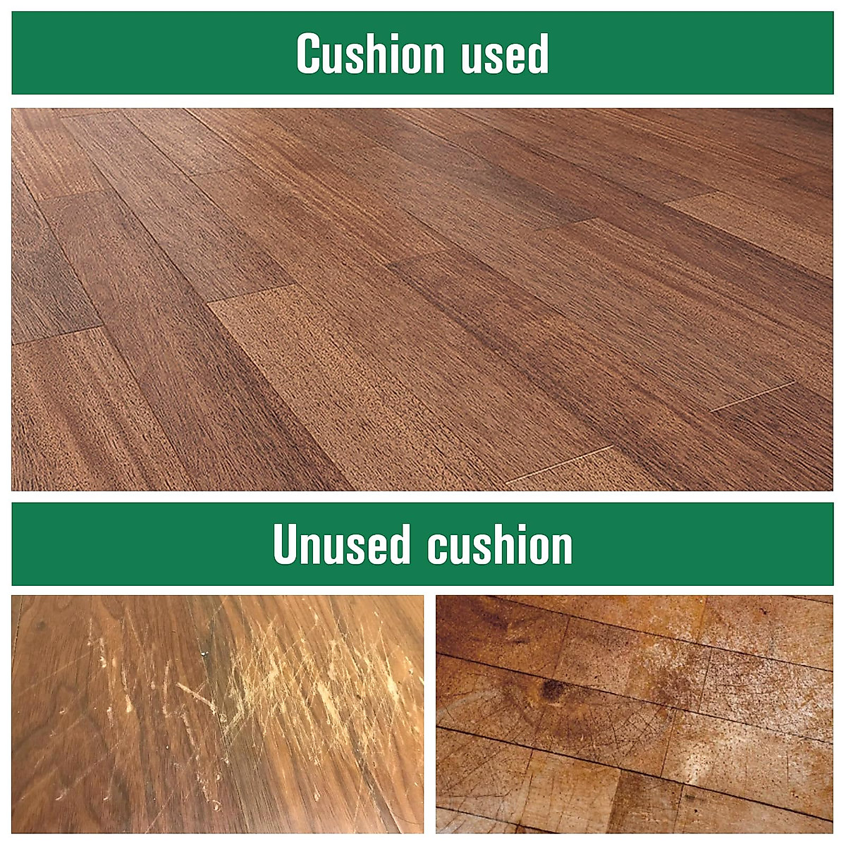 OBKING Trash Can Mat, with Non-Slip Particles to Prevent Trash Can Movement and Protect Floors, Raised Edges to Prevent Spills, Suitable for Kitchen, Living Room, Bedroom(11.8"x18.9")