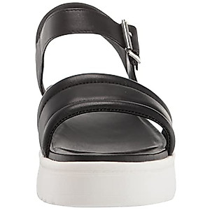 UGG Women's Zayne Ankle Strap Sandal, Black White, 8