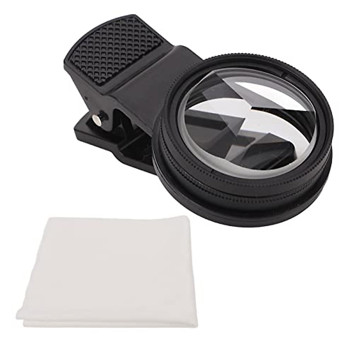 37mm Cellphone Camera Lens Filter, Portable Universal Clip On Three Sided Differentiation Effect Lens Filter, HD Less Light Reflections Phone Lens Filter for Most Smartphone