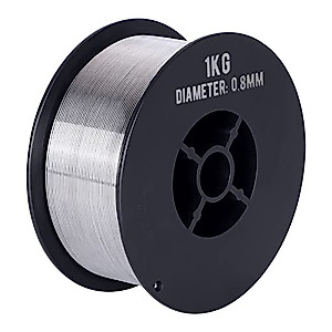 MIG Welding Wire, Flux Core Welder Wire E71T-GS .030" 2-Pound Spool Gasless Carbon Steel Mig Welding Wire