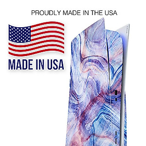 ITS A Skin Skins Compatible with Sony Playstation 5 Console Disc Edition - Protective Decal Overlay Stickers wrap Cover - Purple Marble Pink Blue Swirl