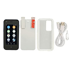 Bewinner D18 Mini Mobile Phone, 3G Mini for Smartphone, 2.5 Inch Touch Screen, WiFi,Dual SIM, 1GB 8GB Quad Core Unlocked Cellphone for Students (Grey)