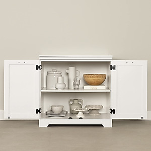 South Shore Harma 2-Door Storage Cabinet, Pure White
