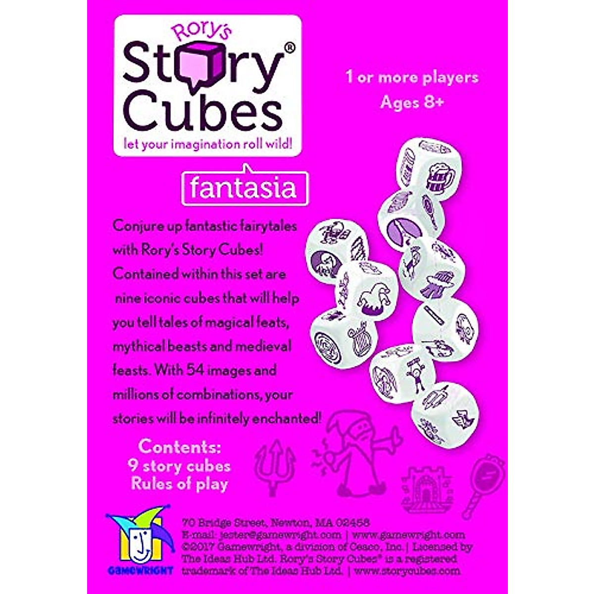 Gamewright Rory's Story Cubes, Fantasia - Dice Game