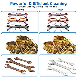 Aprafie Ultrasonic Cleaner, 360W 15L Ultrasonic Jewelry Cleaner Machine with Digital Timer Heater and 304 Stainless Steel for Dentures Glass Industrial Parts Carburetor Circuit Board