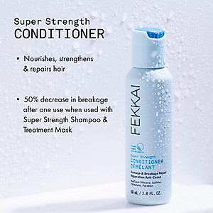 FEKKAI Super Strength Conditioner - 2 oz - Repairs, Strengthens & Nourishes - Salon Grade, EWG Compliant, Vegan & Cruelty Free