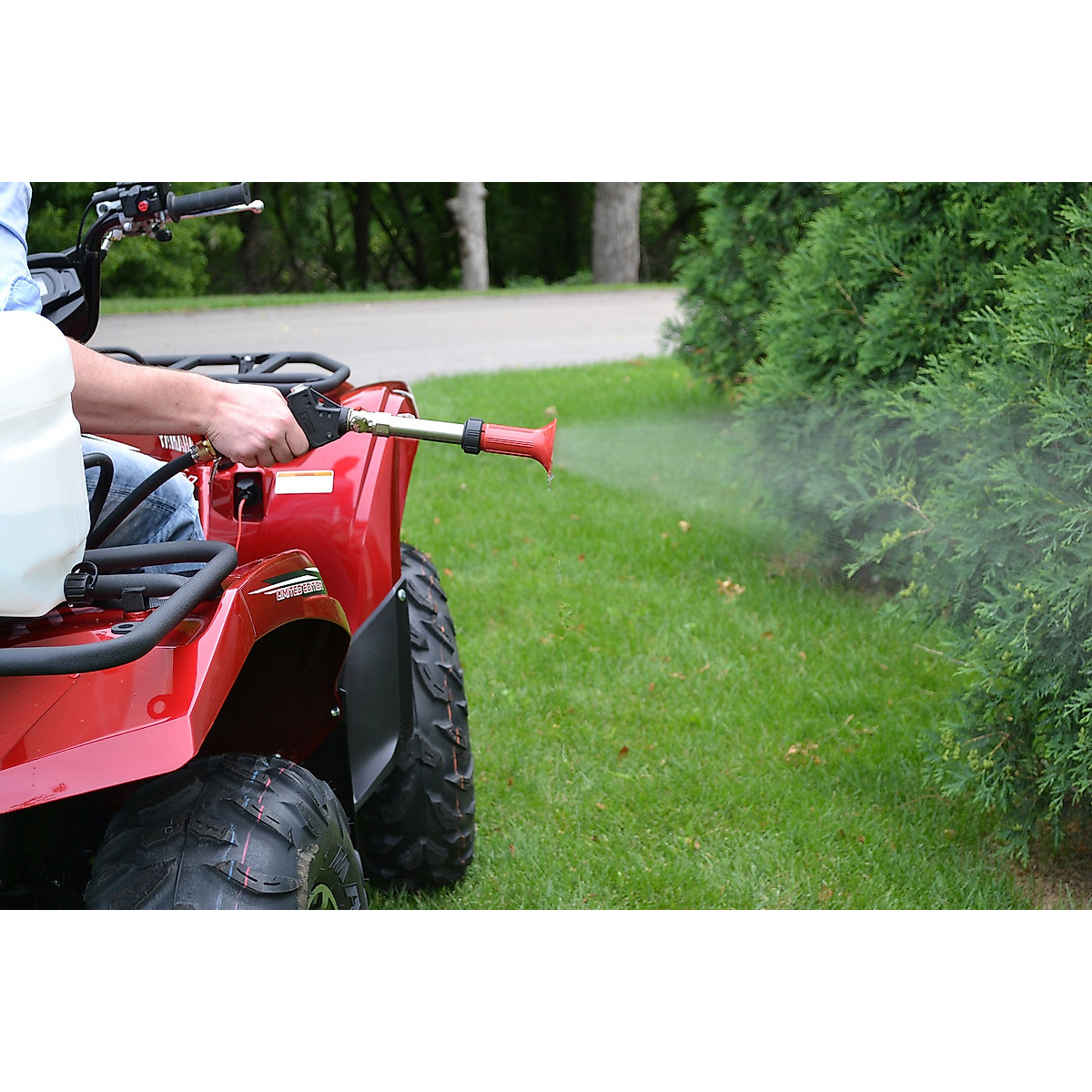 Valley Industries SG-2200-CSK Adjustable Flash Spray Gun-Up to 5.5GPM, 400 PSI, Interchangeable Nozzles, Red