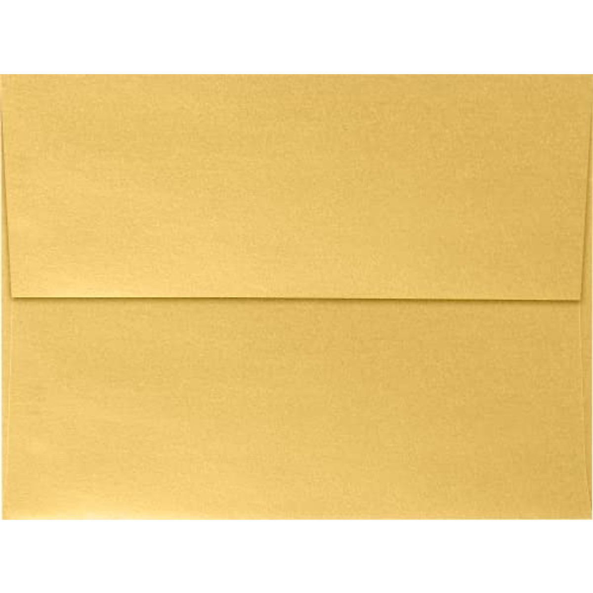 LUXPaper A7 Invitation Envelopes | Peel & Press | 5 1/4" x 7 1/4" | Gold Metallic | 80lb. Text | 50 Qty