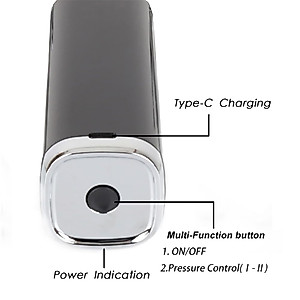 I-BEAUTEE High air Flow Airbrush Kit, Wireless Portable Airbrush Compressor, Rechargeable Cordless Airbrush, Mini Air Brush, Handheld Airbrush Gun for Barber, Model Painting, Nail Art, Makeup, Tattoo