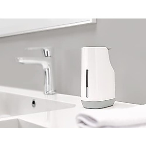 Joseph Joseph 70512 Slim Compact Soap Dispenser with Non-Drip Nozzle, Gray