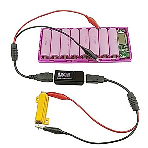 NOYITO Alligator Clips to USB Female Test Lead 18AWG Red Black Wire Max 5A Current Cable Length 12 inches Compatible with USB Devices (Pack of 2) (Alligator Clips to USB Female)