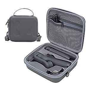 Flyekist Travel Case for DJI OM 6 - Portable Storage Bag Hardshell Carrying Case Fits DJI Osmo Mobile 6 Smartphone Gimbal Stabilizer and Accessories(Grey)