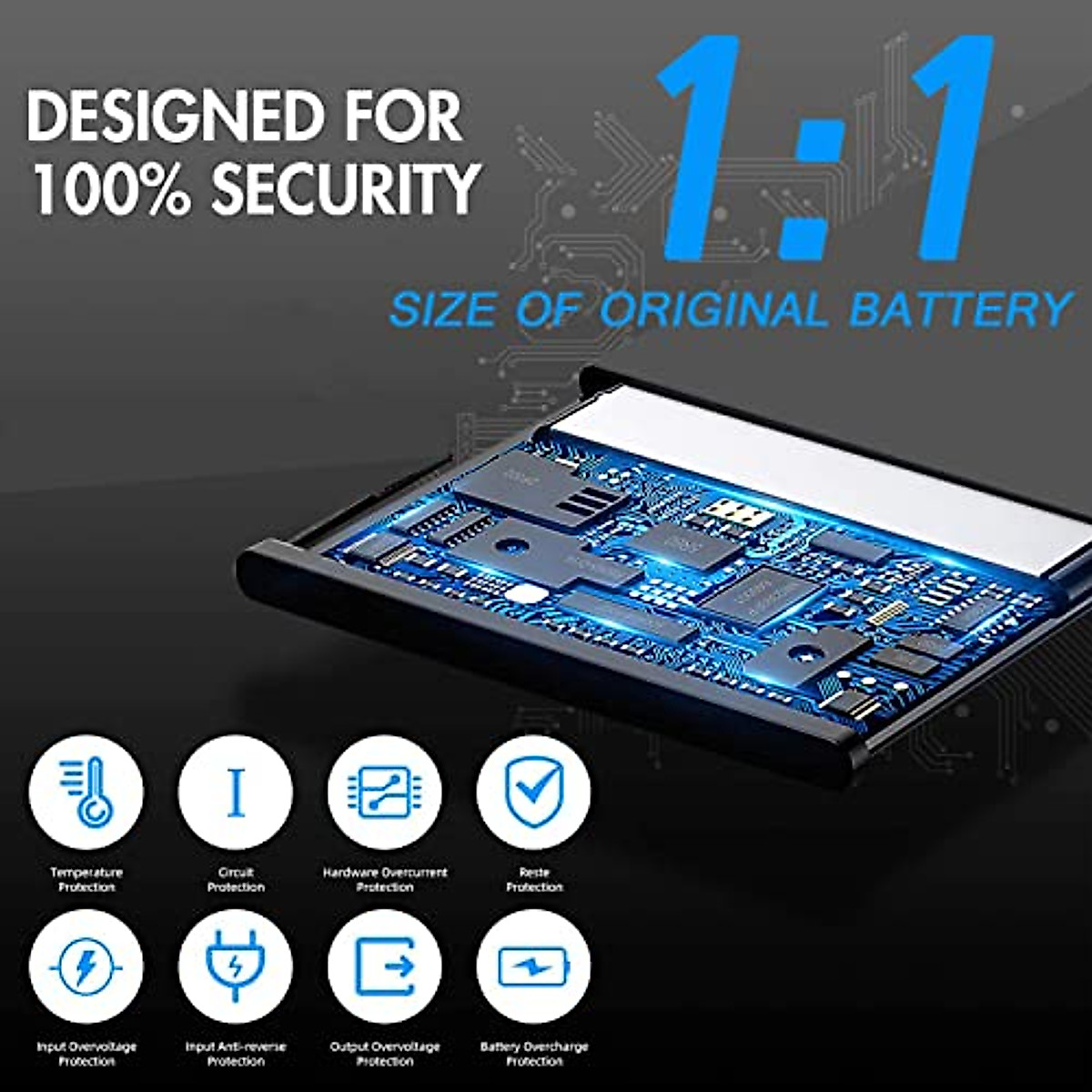 LG V60 ThinQ Battery ZURUN 5600mAh Li-Polymer Battery Replacement for LG V60 ThinQ 5G BL-T46 LM-V600TM T-Mobile/Sprint/U.S. Cellular with Screwdriver Tool Kit