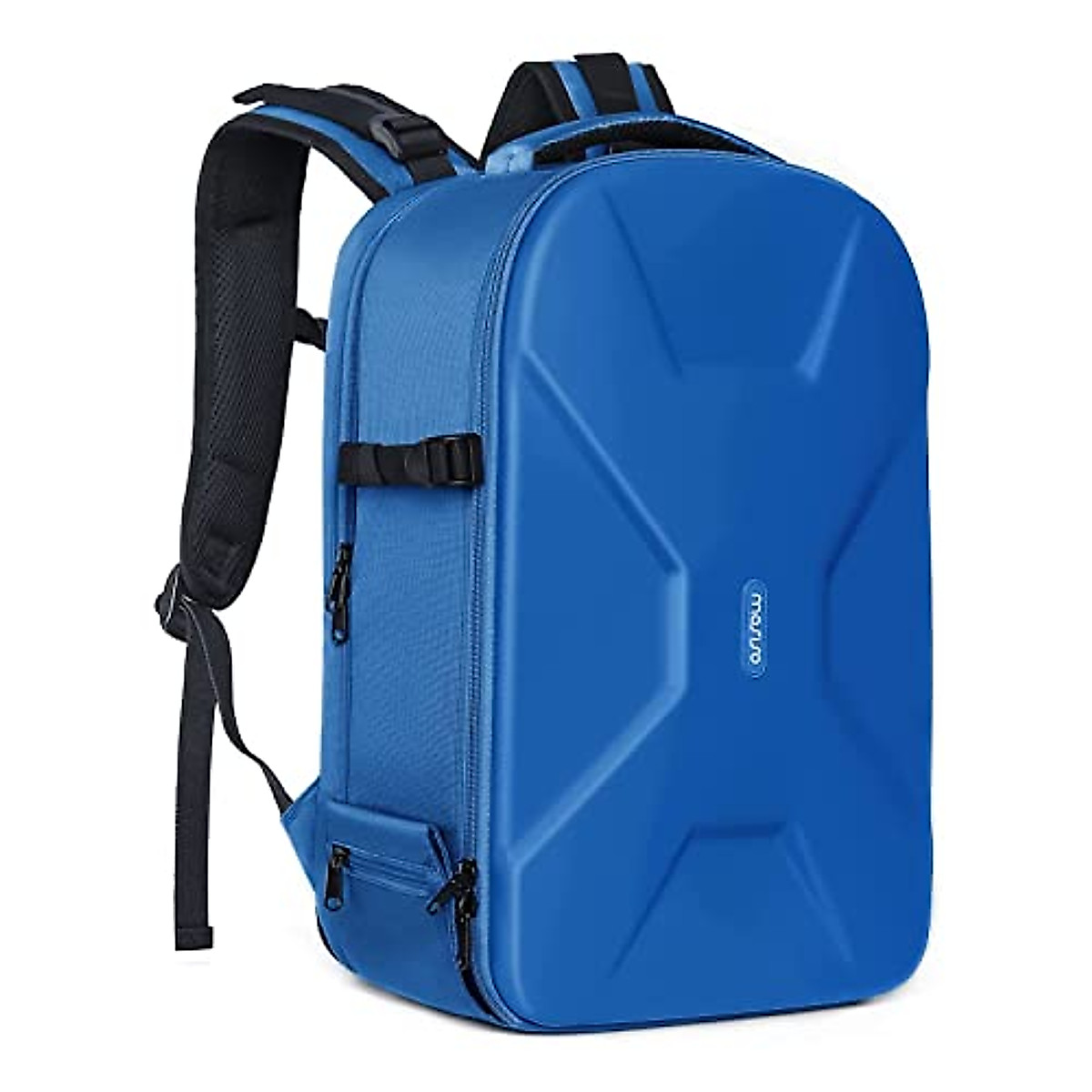 MOSISO Camera Backpack, DSLR/SLR/Mirrorless Photography Camera Bag 15-16 inch Waterproof Hardshell Case with Tripod Holder&Laptop Compartment Compatible with Canon/Nikon/Sony, Royal Blue