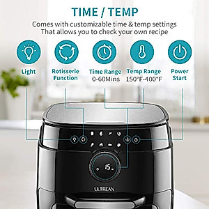 Ultrean 4.2 Quart Air Fryer and Ultrean 12.5 Quart Air Fryer Oven