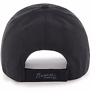 '47 Atlanta Braves MVP Adjustable Black Hat, One Size