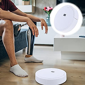 Robot Vacuum Cleaner Cleaning Robot Toy, Plastic Sweeping Robot Plaything Floor Sweep Toy Robot Toy for Kids Toddler Boys Girls （ White ）