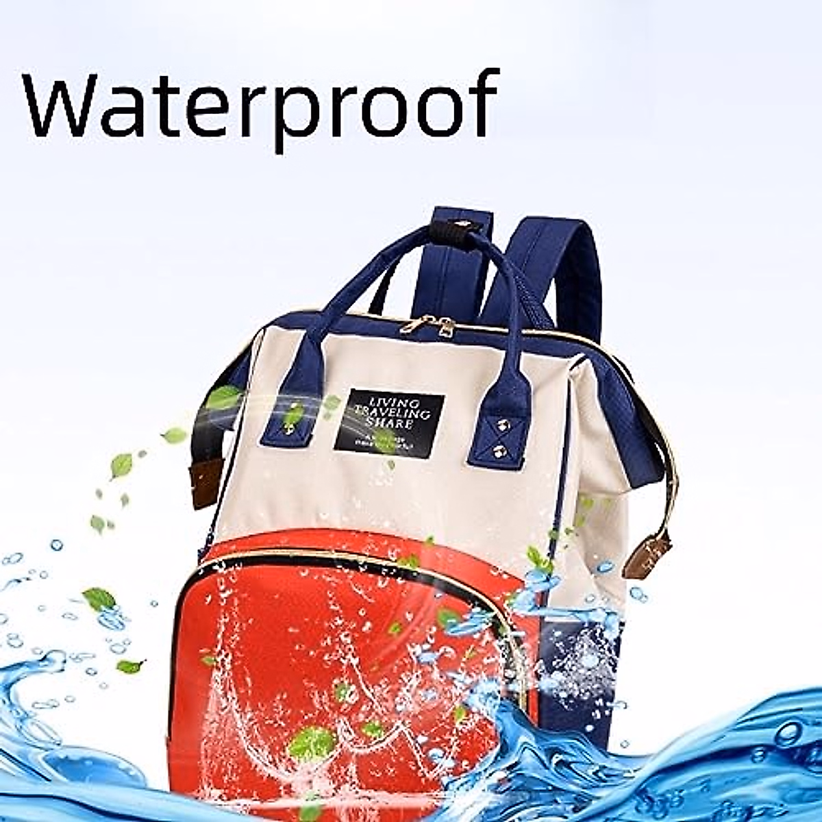UIVXXUD Premium Water-Resistant Nylon Backpack - Versatile and Durable - Fits 14-inch Laptop - 5 Stylish Colors (Multicolour)