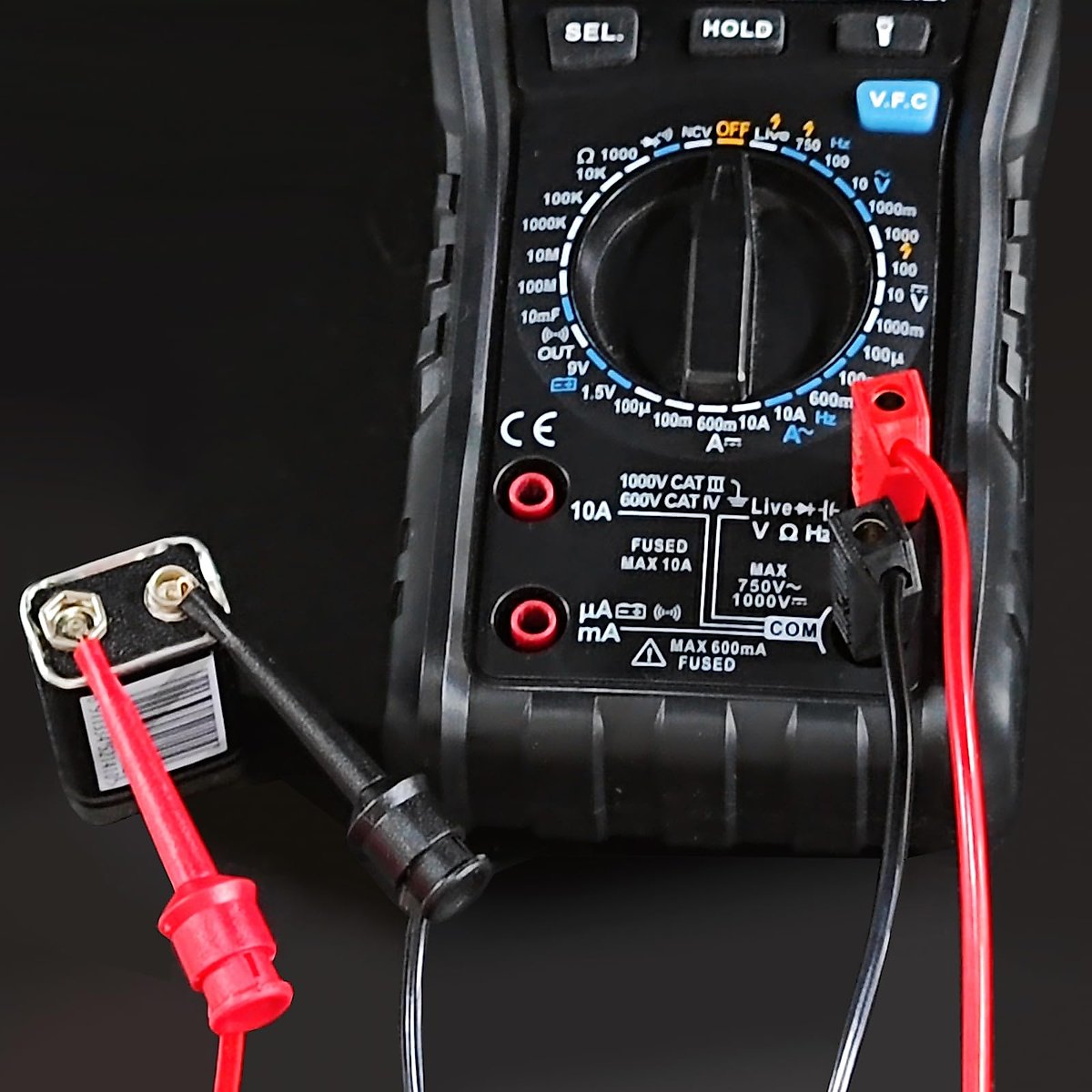 Goupchn Multimeter Test Leads Kit with Alligator Clips Banana Plug to Test Hook Clips Wire Replaceable Precision Sharp Probes Set for Multimeter Electrical Testing