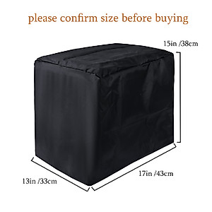 J&C Ice Maker Cover 420D Countertop Ice Machine Maker Cover Nugget Ice Maker Covers Portable Ice Maker Machine Cover Ice Makers Cover Portable Freezer Cover Ice Cube Maker Cover (No Ice Maker
