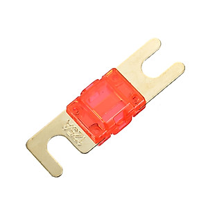 X AUTOHAUX 10pcs 125A AFS Mini ANL Fuse Replacement Electrical Protection for Car Truck Motorcycle Boat Audio CDs