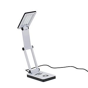 Jerry's Everywhere Flexible Portable 24 LED Task Lamp, 3 Adjustable Dimmable Levels Includes AC/USB Power Supply (Optional AA Battery)